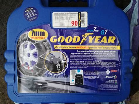 Вериги за сняг Goodyear 7мм Аксесоари Резервни части консумативи
