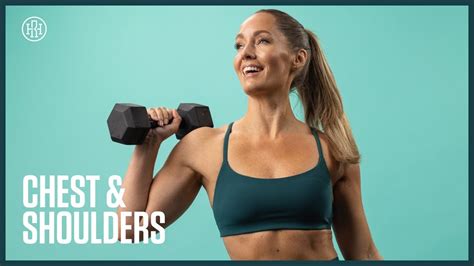 Day 54 Chest And Shoulders Dumbbell Strength Workout Hr12week 4 0
