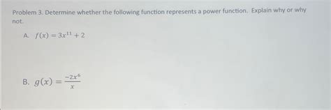 Solved Problem 3 ﻿determine Whether The Following Function