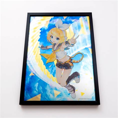 キャラパブ 鏡音リン・レン 14th B4パブミラー 鏡音リン 14th Anniversary Art By Kei