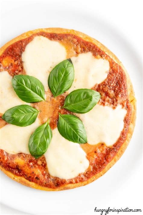 Yummy Keto Margherita Pizza Vegetarian
