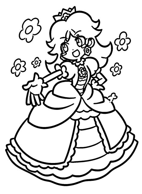 Princess Daisy Princesa Daisy Dibujos De Mario Prince