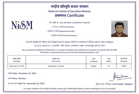 Devarsh Thakkar On Linkedin Nism Mutualfunds Certificationsuccess 10 Comments