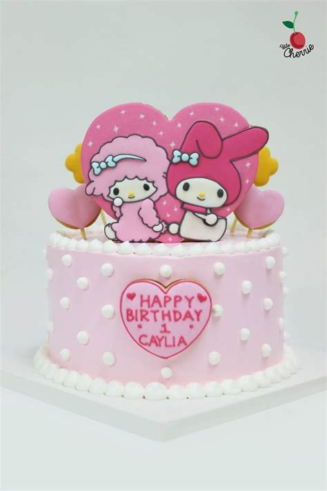 My Melody And My Sweet Piano Cake Icing Cookies Cute Birthday Cakes Cute Desserts Pretty Cakes