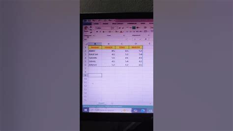 Ms Excel Tutorial Youtube