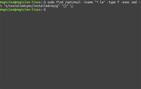 在 Linux 作業系統上使用 musl libc 來編譯出靜態可攜的程式擺脫對於 glibc 的依賴 MagicLen
