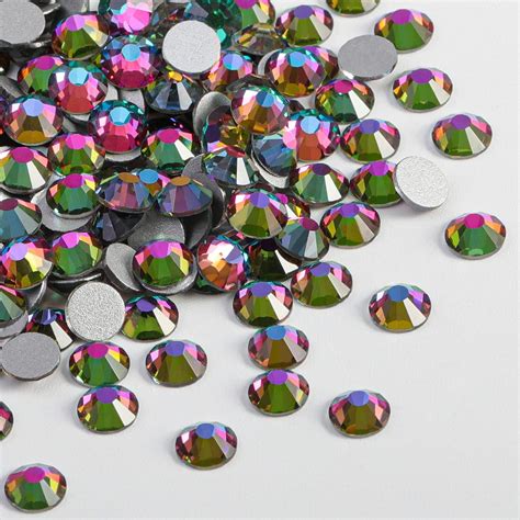Amazon Beadsland 2880pcs Flat Back Crystal Rhinestones Round Gems