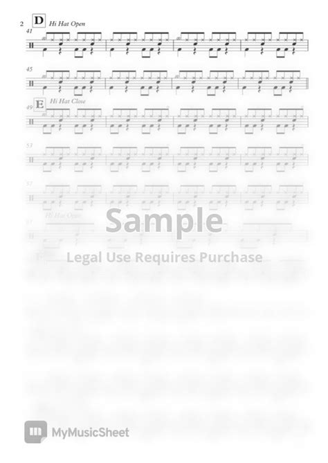 Coldplay Yellow By Drumscorelab Sheet Music