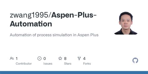 Github Zwang Aspen Plus Automation Automation Of Process Simulation In Aspen Plus