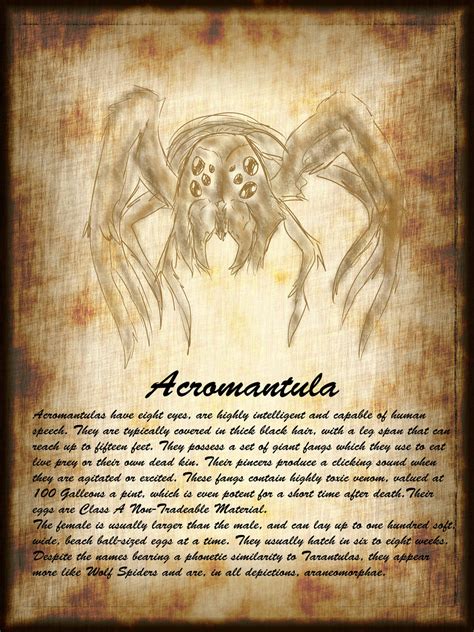 Acromantula By Aparas On Deviantart