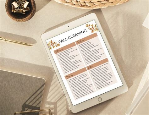Prepare For Autumn With This Printable Fall Cleaning Checklist