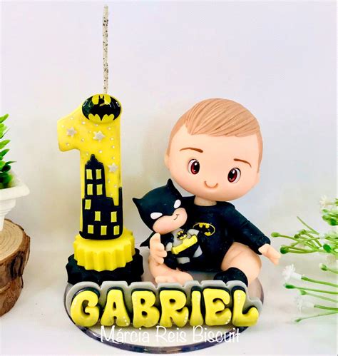 Topo De Bolo Personalizado Baby Batman Baby Batman Batman Baby