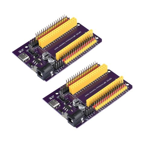 Diymore Iot 2 Stück 38pins Esp32s Esp32 Esp Wroom 32 Erweiterungsplatine Esp32 Breakout Board