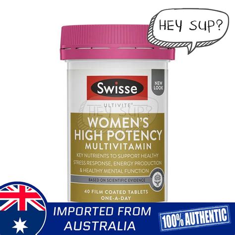 Swisse Womens High Potency Multivitamin 40 Tablets Shopee Malaysia