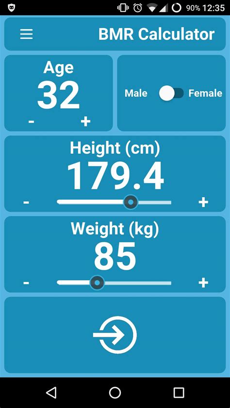Bmr Calculator Latest Version 01 For Android
