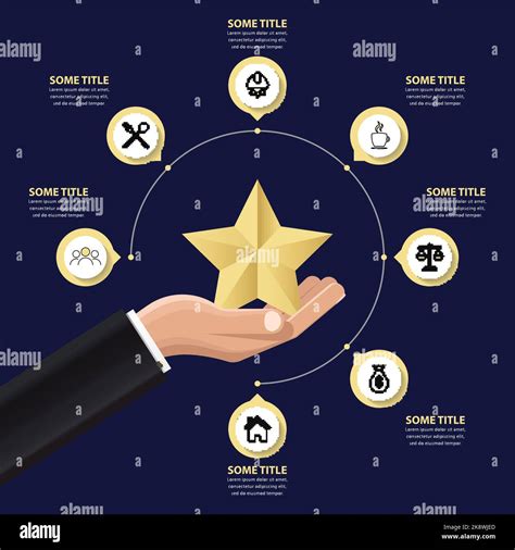 Infographic Template With Icons And 7 Options Or Steps Star Can Be