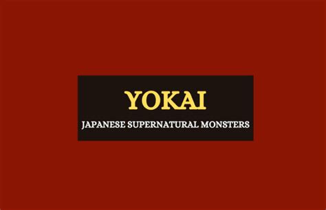 What Are The Japanese Yokai Spirits Symbol Sage