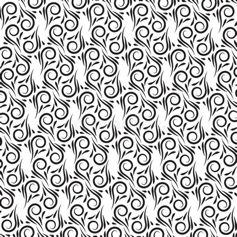 Seamless Pattern Various Geometric Shapes On A White Background Vector Stock Vector