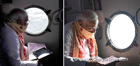 Narendra Modi Conducts Aerial Survey Of Areas Of Odisha Affected By