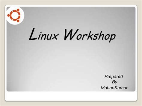 Linux Basic Commands Ppt