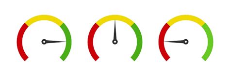 Jeu Dicônes Du Compteur De Vitesse Illustration Vectorielle Vecteurs