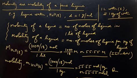 Molality Equation