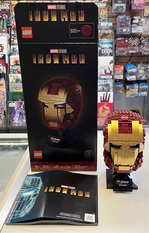 Marvel Avengers Iron Man Helmet 480 Pcs Lego 76165
