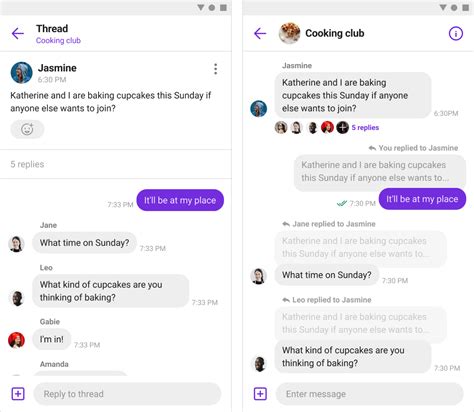 Reply To Messages Chat Android View Sdk Sendbird Docs