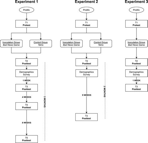 Overview Of Experiment Flowchart Of Experiments 1 2 And 3 Download Scientific Diagram