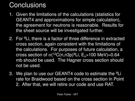 Neutron And 9li Background Calculations Ppt Download