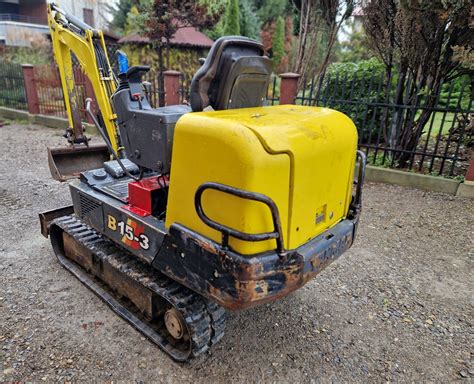 Minikoparka 1575 Kg YANMAR B15 3 Zdrowa I Mocna Nie Jcb Kubota Bobcat