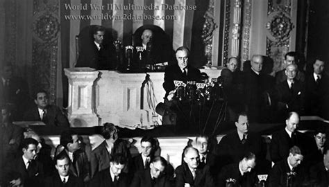 Franklin D Roosevelt‘s “day Of Infamy“ Speech The World War Ii