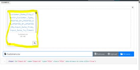 Uploaded File Preview As Excel Format Issue 1387 Kartik V