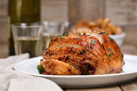 Pavo Relleno Al Horno Con Salsa De Arándanos