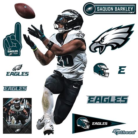 Saquon Barkley Realbig Catch Collection Official Nfl Philadelphi