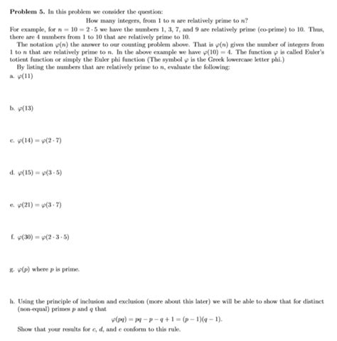 Solved Problem 5 In This Problem We Consider The Question Chegg Com