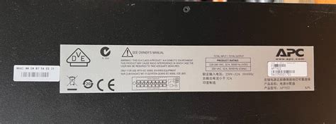 APC Rack AP7922 Switched, 2U, 32A, 230V, (16) C13 Power Distribution ...