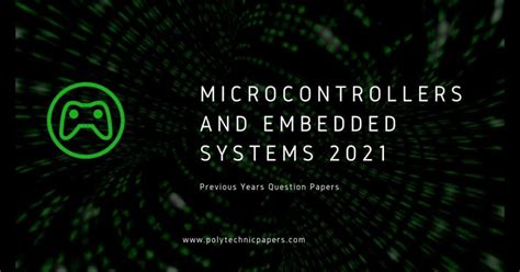 Download Microcontrollers And Embedded Systems 2021 Previous Years