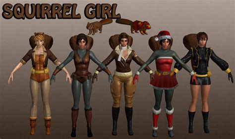 Squirrel Girl Marvel Heroes Xnalara By Xelandis On Deviantart