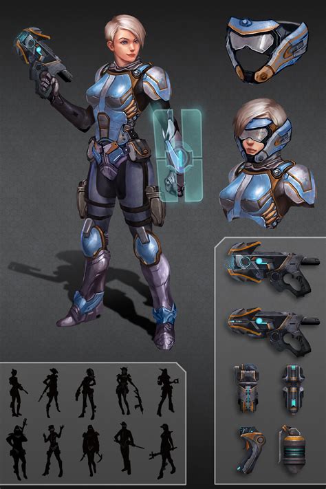 Sci Fi Female Soldier