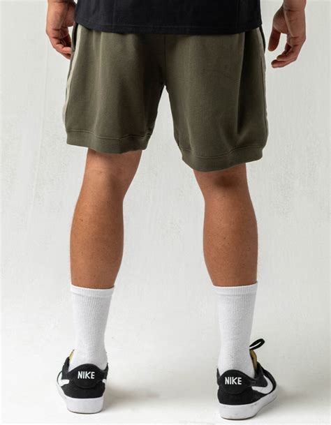 Nike Sb Mens Sweat Shorts Olive Tillys