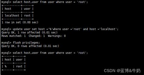 Mysql开启远程登录 Csdn博客