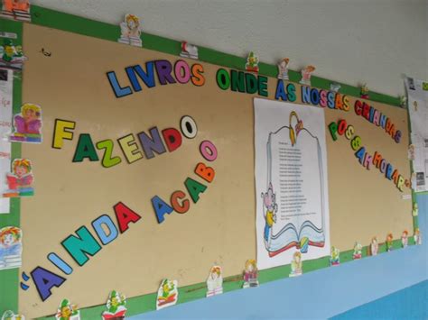 Painel Dia Do Livro Infantil Em EVA Moldes Cartaz E Mural