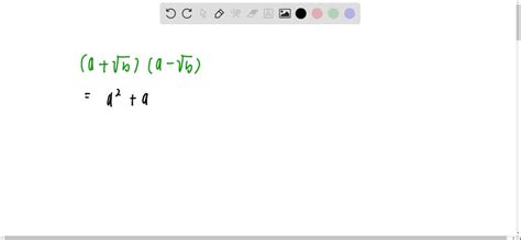 Solved When You Multiply A Binomial Containing A Square Root By Its