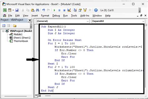 Excel 如何展开或关闭所有组合的行和列极客笔记