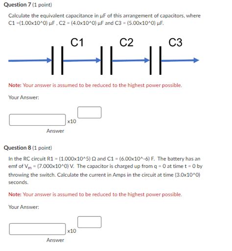 Solved Question 5 1 Point In The Circuit Shown Below