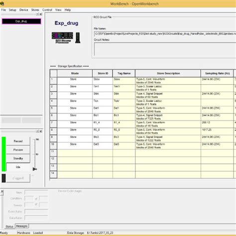 A Display Of The Software Gui For The Data Acquisition Unit It Allows Download Scientific