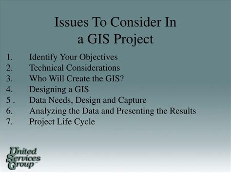 Ppt Issues To Consider When Starting A Gis Project Powerpoint Presentation Id 521028