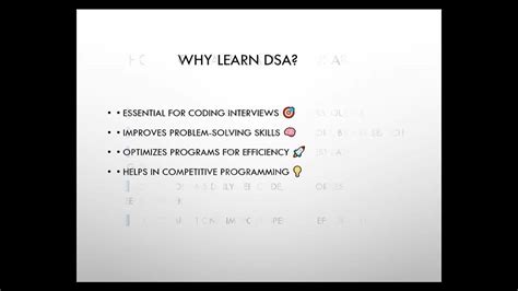 Dsa Introduction Youtube