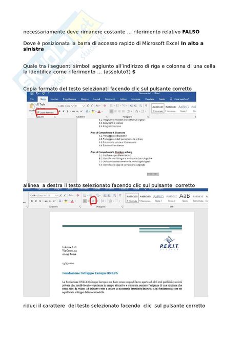 Pekit Expert Domande Con Soluzioni Corrette E Verificate